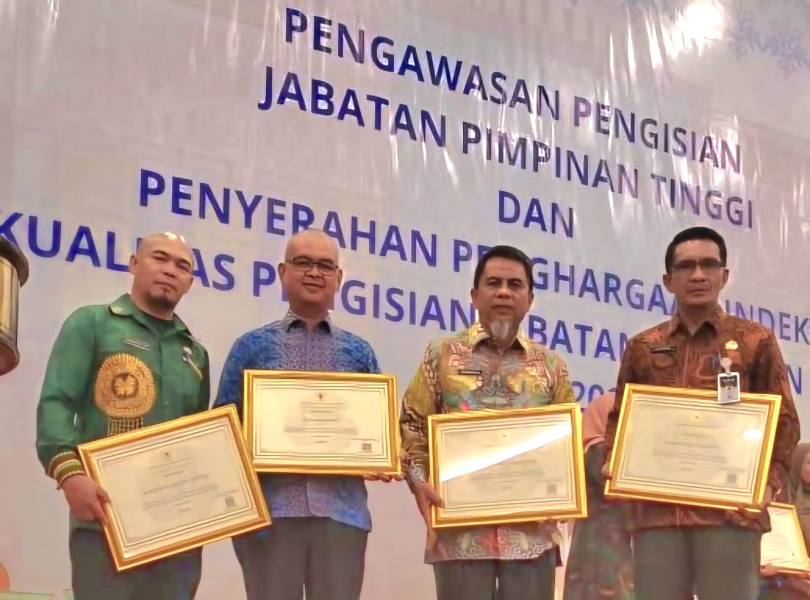 Penerapan Sistem Merit, Nagan Raya Terima Penghargaan dari KASN
