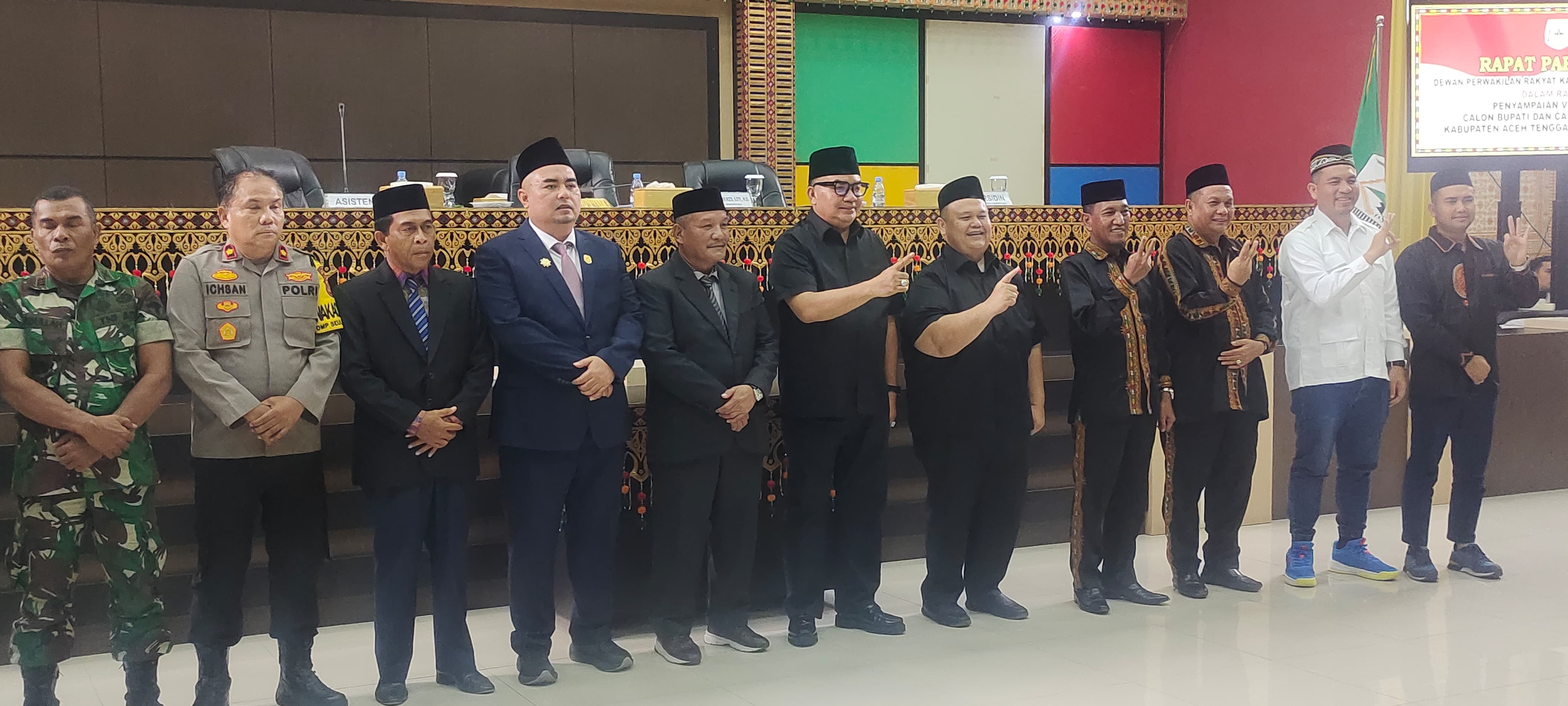 Tiga Paslon Bupati dan Wakil Bupati Agara Sampaikan Visi dan Misi