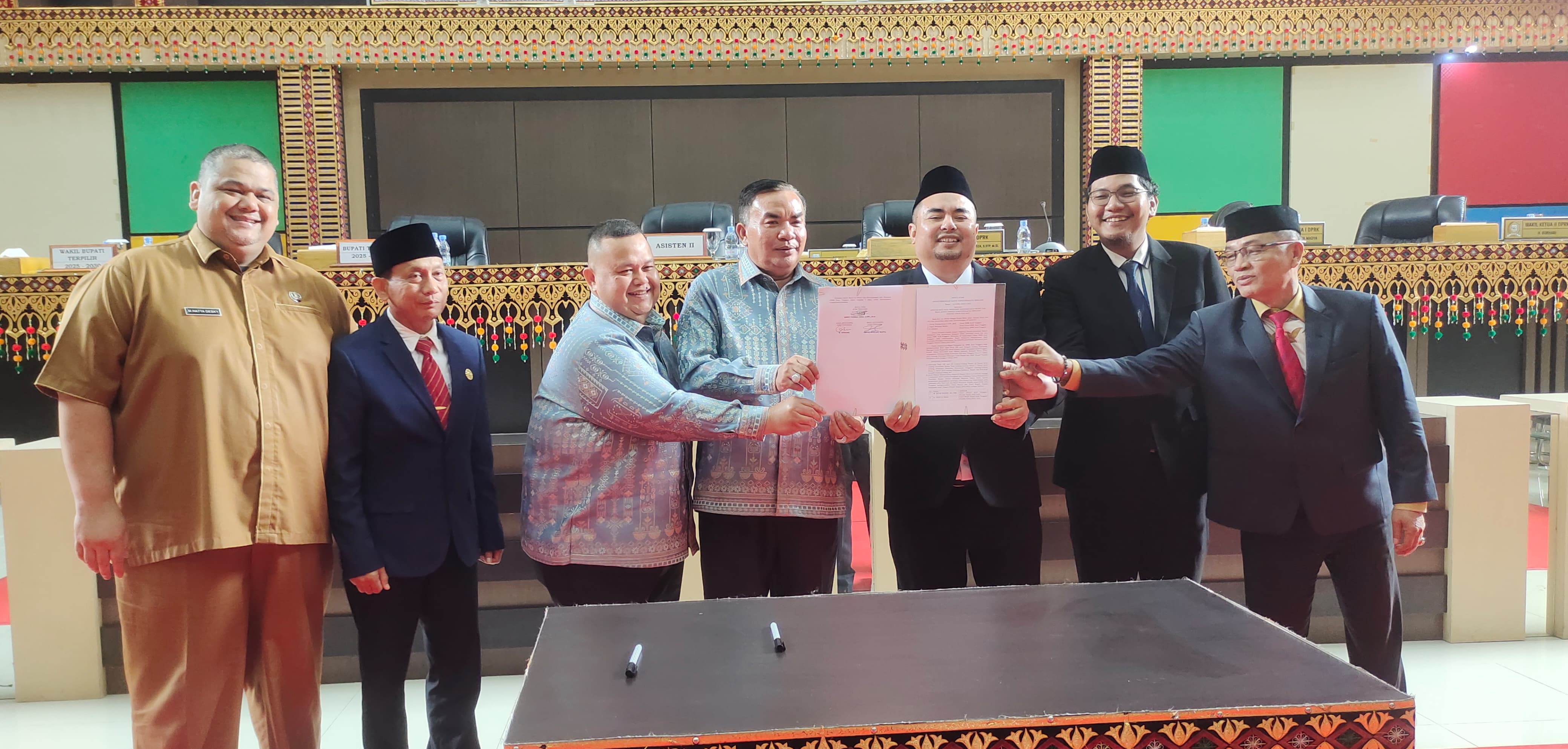 DPRK Agara Umumkan Hasil Penetapan Bupati dan Wakil Bupati Terpilih 2025-2030
