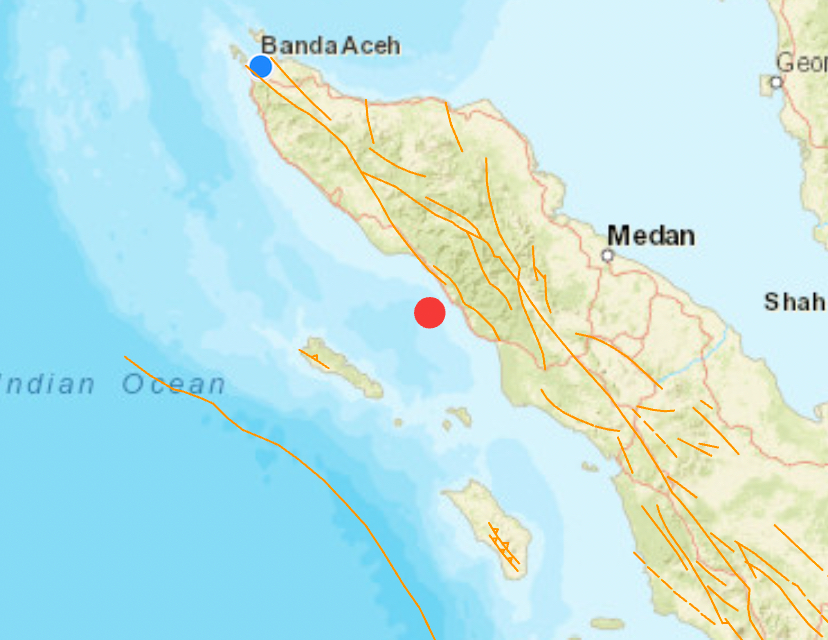 Gempa 6,2 SR Guncang Aceh Selatan