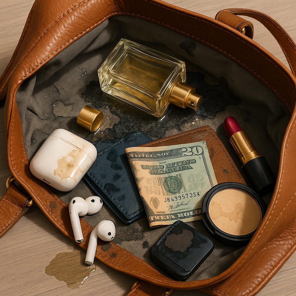 Bahaya Tersembunyi Parfum Bocor dalam Tas: Merusak TWS sampai Dompet