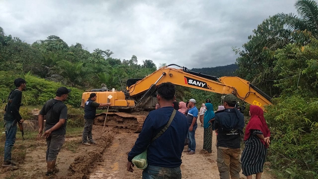 Polisi Sita Alat Berat Tambang Ilegal di Nagan Raya