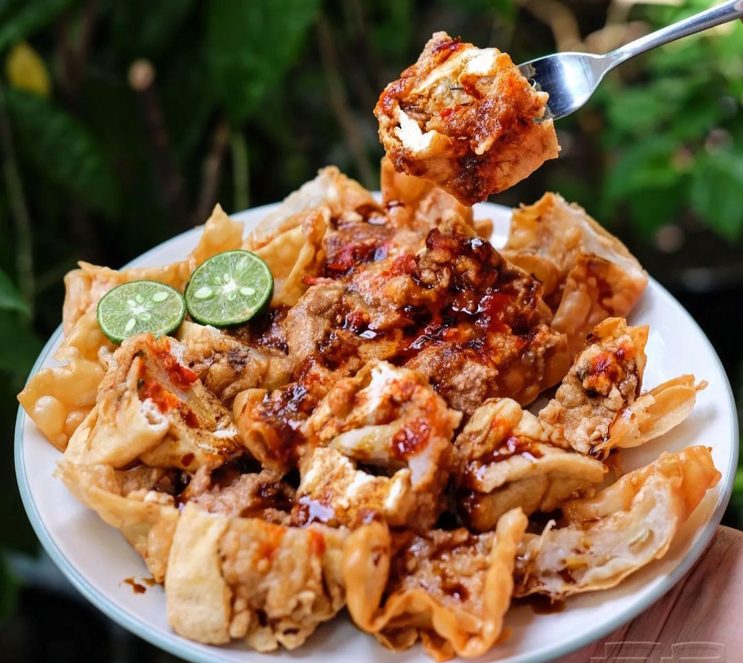 Resep Batagor Saus Kacang, Gurihnya Nagih