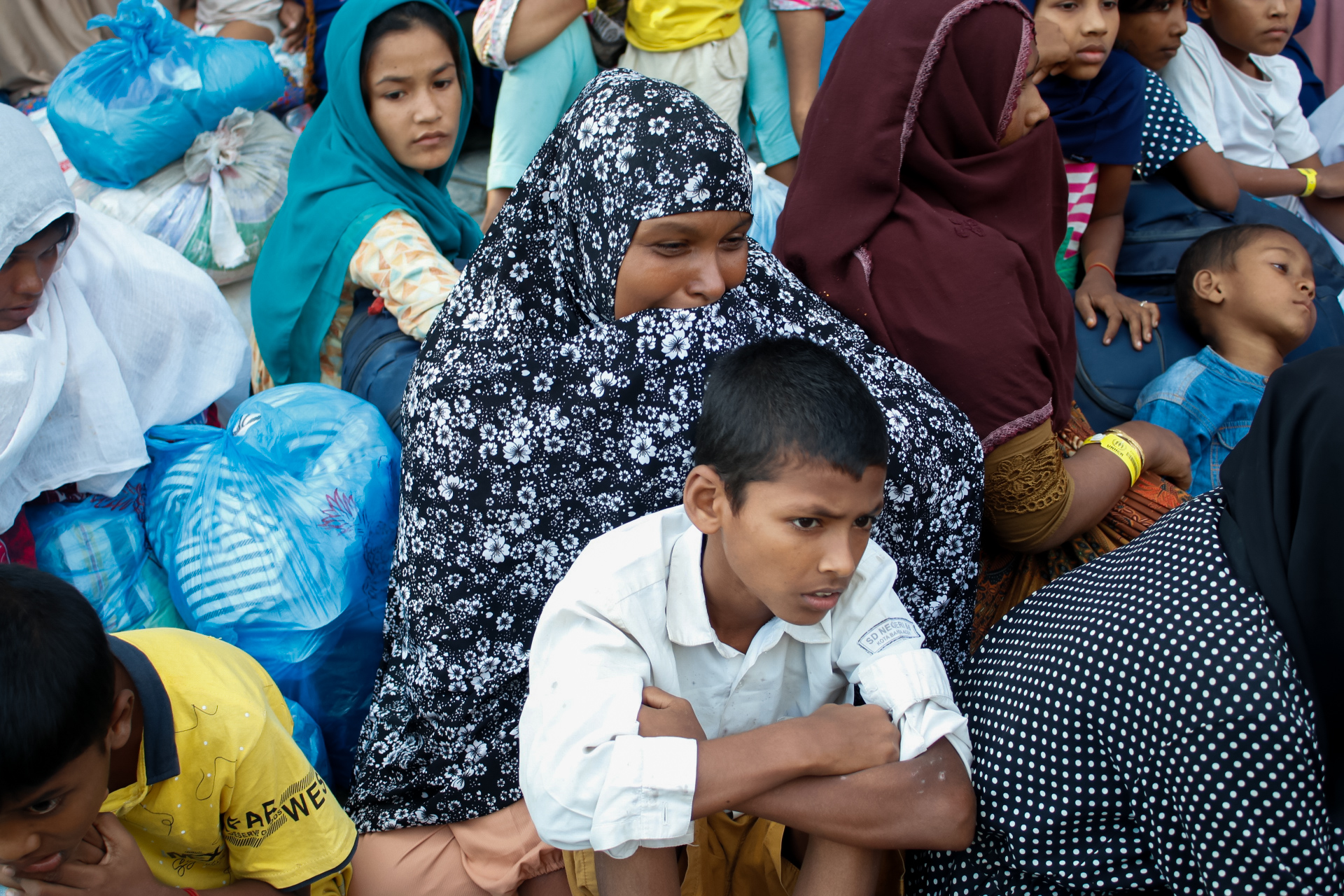 Tangisan Imigran Rohingya Usai Diusir dari BMA
